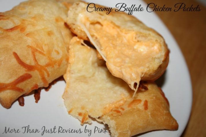 Creamy Buffalo Chicken Pockets ⋆