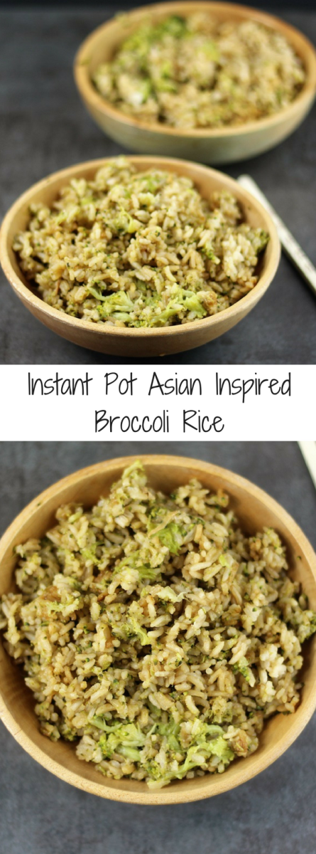 Instant Pot Asian Inspired Broccoli Rice ⋆