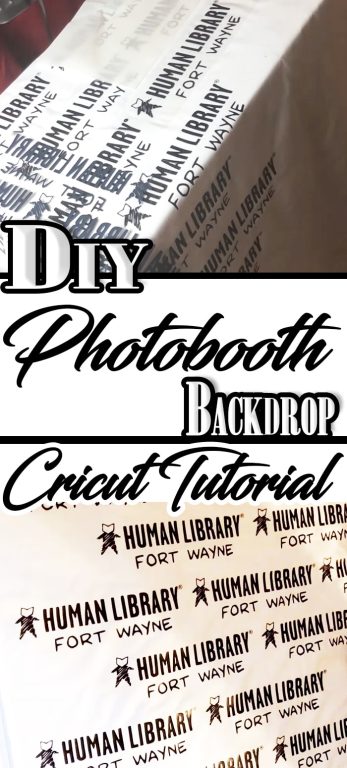 Photo Step and Repeat Backdrop with The Cricut