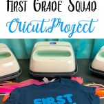 Cricut Back To School First Grade Squad Shirt + Free Cut File ⋆ by Pink