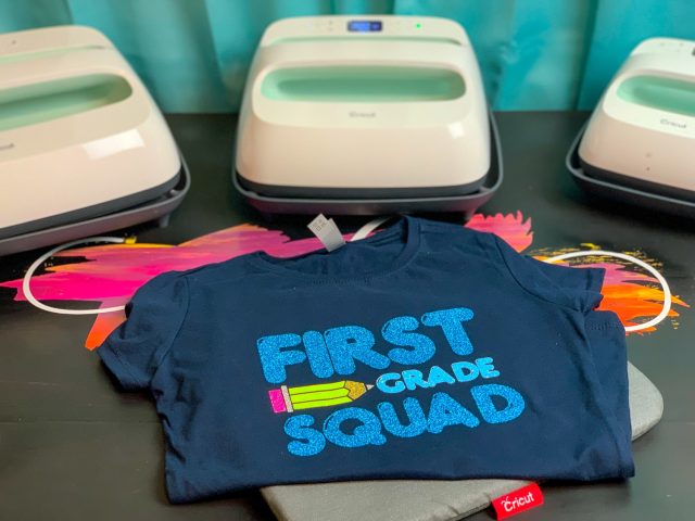 Cricut Back To School First Grade Squad Shirt + Free Cut File ⋆ by Pink