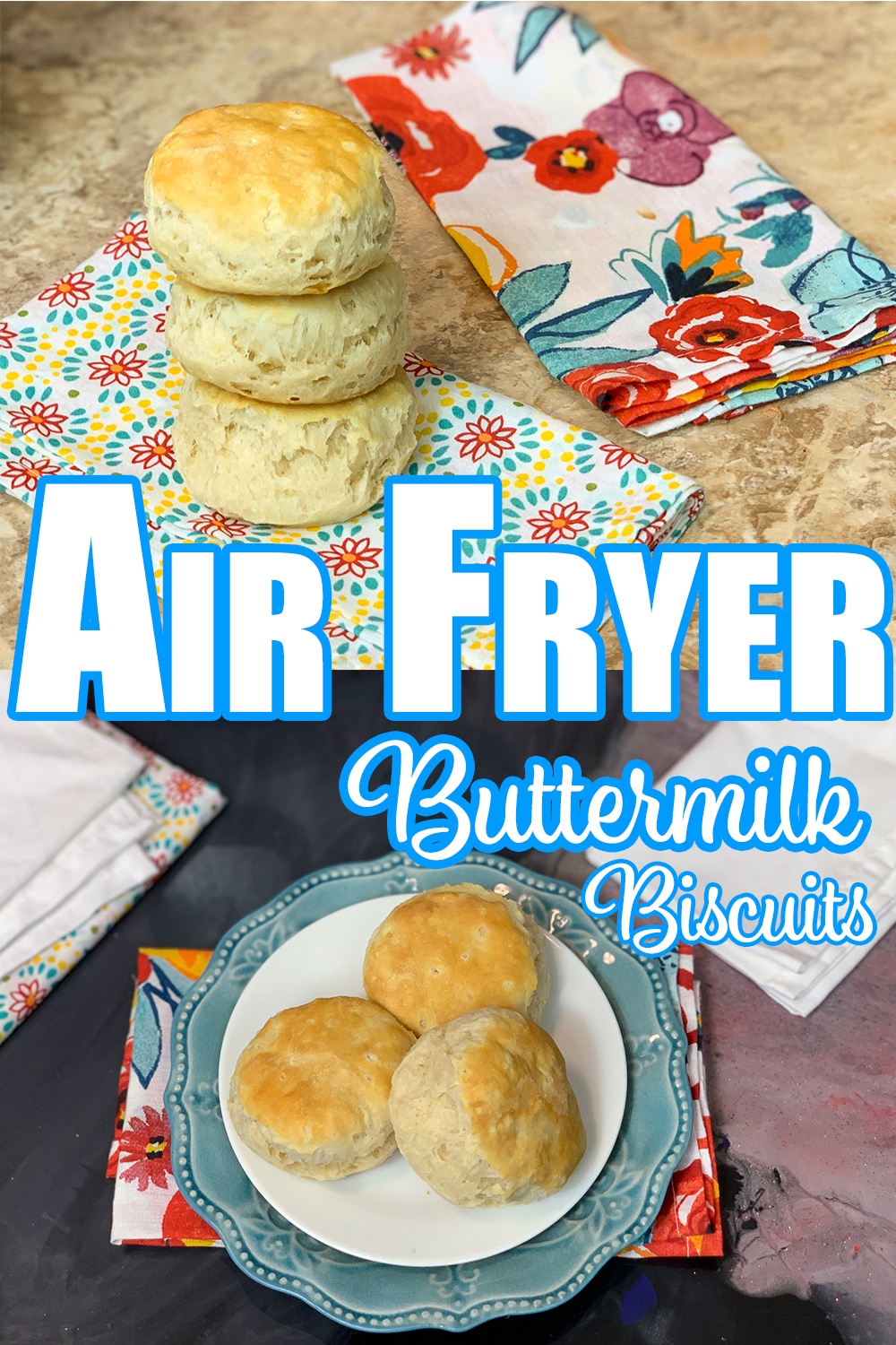 Air Fryer Biscuits Homemade From Scratch ⋆ by Pink