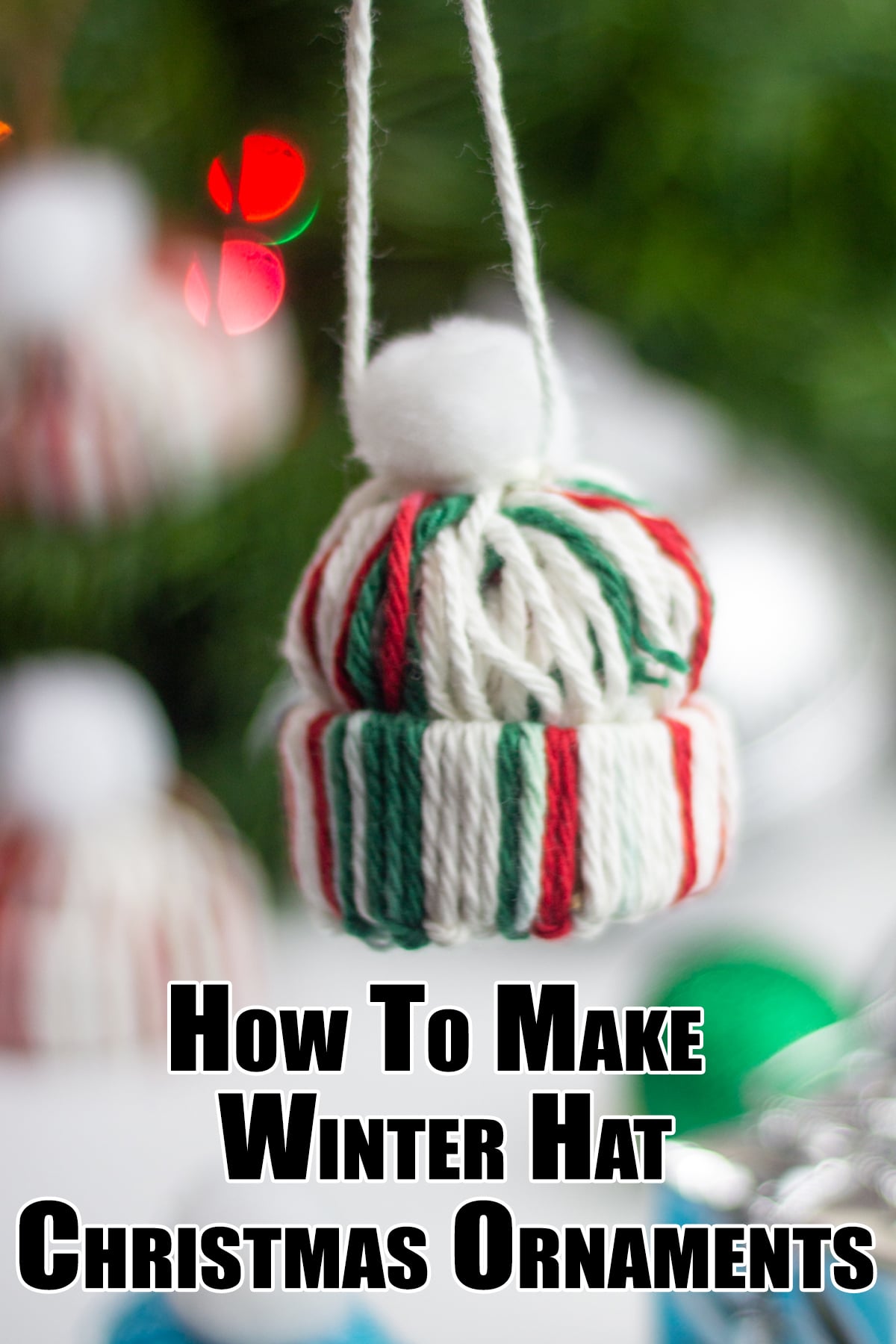 Winter Hat DIY Christmas Ornaments ⋆ by Pink