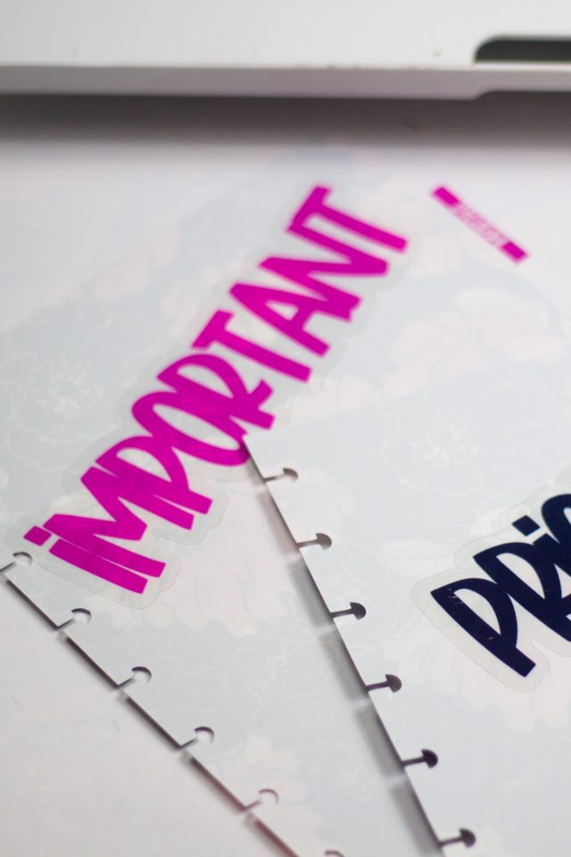 How To Make Personal Planner Dividers Using Dollar Tree Binders ⋆ by Pink