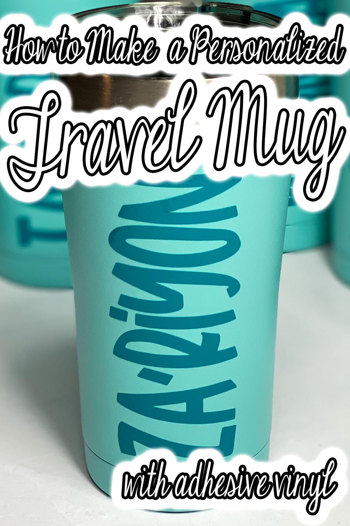 How To Make Personalized Coffee Cups With Adhesive Vinyl ⋆