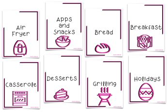 Recipe Binder Free Printable (16 Pages) ⋆ by Pink